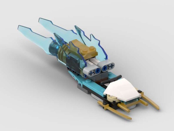LEGO MOC 71816 Ice ninja speeder by dLegooo | Rebrickable - Build with LEGO