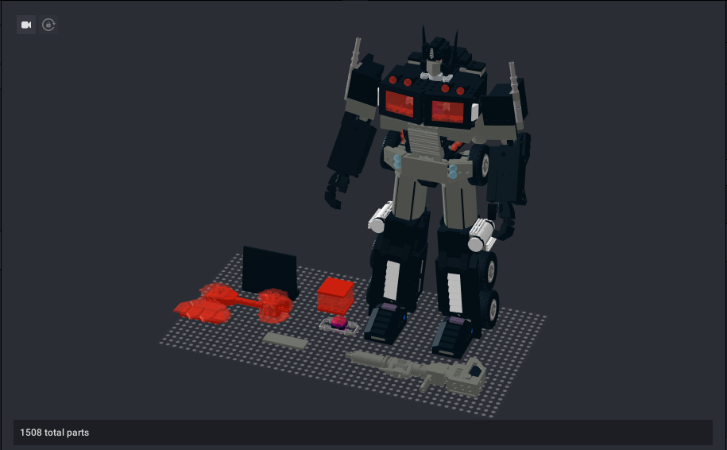 LEGO MOC-153416 Nemesis Prime by Bucktopus | Rebrickable - Build with LEGO