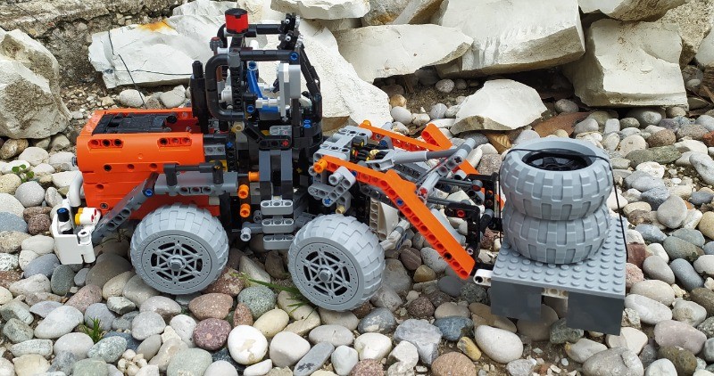LEGO MOC-182362 42180 - FrontEndLoader by ale0794 | Rebrickable - Build ...