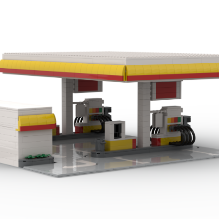 LEGO MOC-175549 gas station by lego_xtremcar | Rebrickable - Build with ...