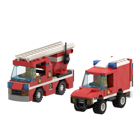 LEGO MOC Fire Department by Curraheetom | Rebrickable - Build with LEGO