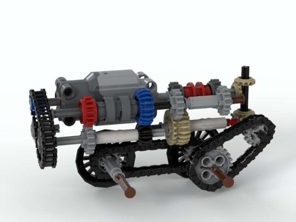 LEGO MOC Field railway diesel locomotive based on LKM Ns 1 (with ...