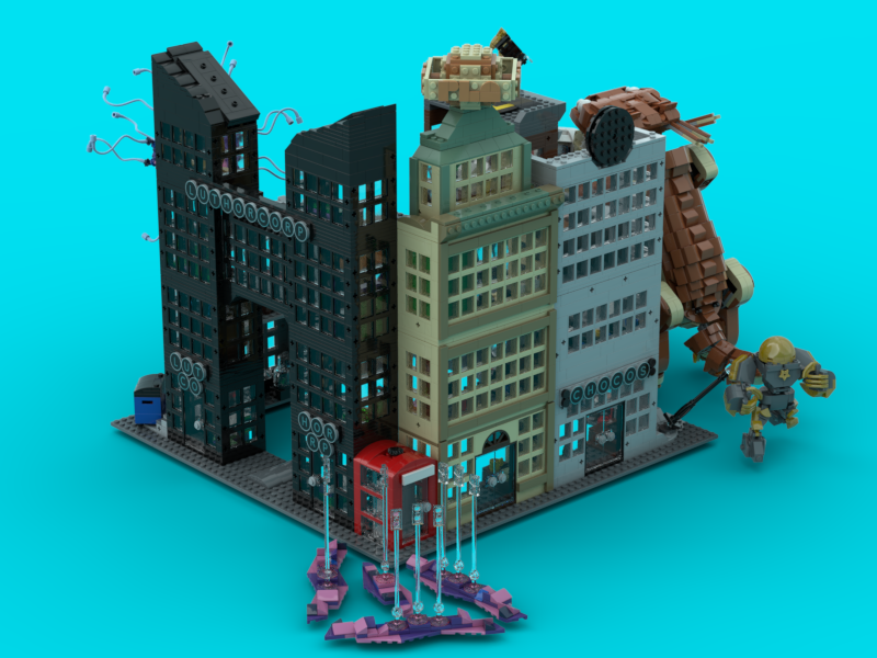 LEGO MOC-227688 super-man movie: mega metropolis mayhem by CJsBricks ...