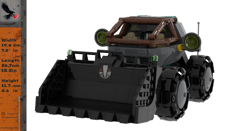 LEGO MOC Lego Rock Raiders Loader Dozer by NightHawk11991 | Rebrickable ...
