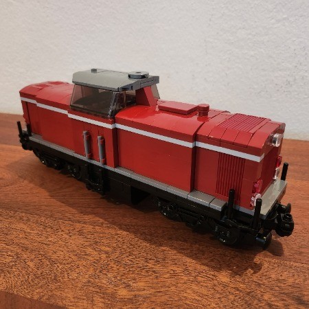 LEGO MOC Diesellok V100.20 by Bluishgray | Rebrickable - Build with LEGO
