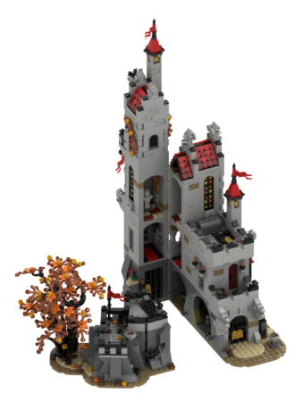 LEGO MOC Fright Knights - Basil's Manor by Alauch | Rebrickable - Build ...