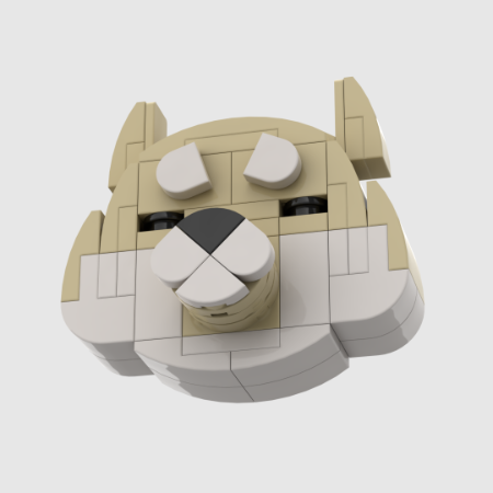 LEGO MOC-209214 A dog's head in distress. by brick_squirrel ...