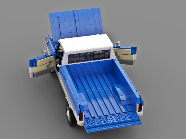 LEGO MOC Ford F100 1972 - blue version by syzygy87 | Rebrickable ...