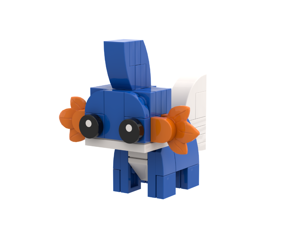 LEGO MOC-263231 Mudkip by gonkos_legocreations | Rebrickable - Build ...