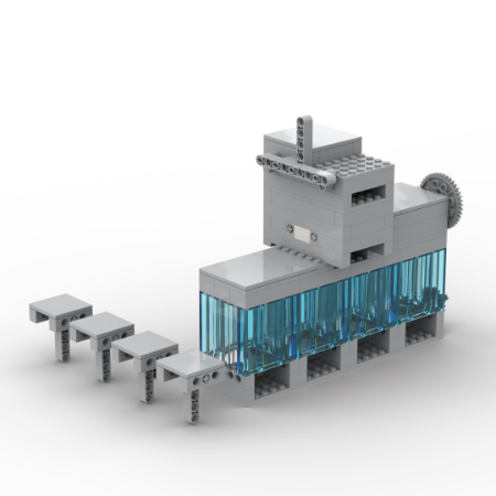 LEGO MOC Supercharged inline 4 vacuum engine by CRS_engines ...