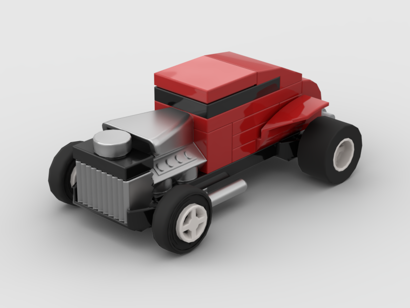 LEGO MOC-224301 Mini Hot Rod - 4 Stud Wide by captain_con | Rebrickable ...