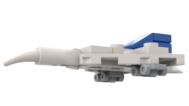 LEGO MOC Nano Concorde by Dujk | Rebrickable - Build with LEGO