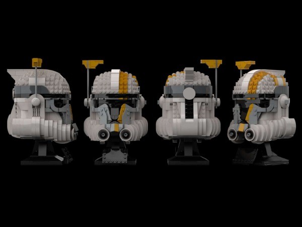 LEGO MOC Helmet Clone Arc Blitz by Alex_BricKartuss | Rebrickable ...