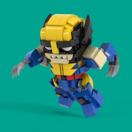 LEGO MOC WOLVERINE-MARVEL by choi_dambaek | Rebrickable - Build with LEGO
