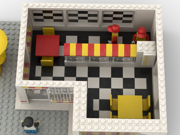 LEGO MOC Mr Chill ice cream shop by ilikelegodude | Rebrickable - Build ...