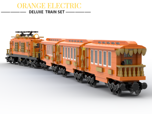 LEGO MOC-161026 Orange Electric Deluxe Train by Danjo_trains ...