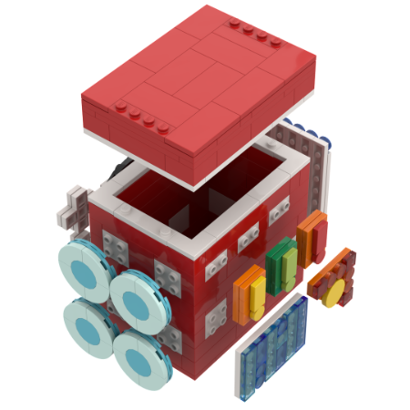 LEGO MOC Small deckbox and tokens for SWU TCG by MossyMocBricks ...