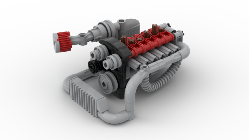 LEGO MOC-200127 2jz engine by lego_xtremcar | Rebrickable - Build with LEGO