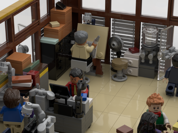 LEGO MOC Daily Planet Bullpen by Dynaguy | Rebrickable - Build with LEGO