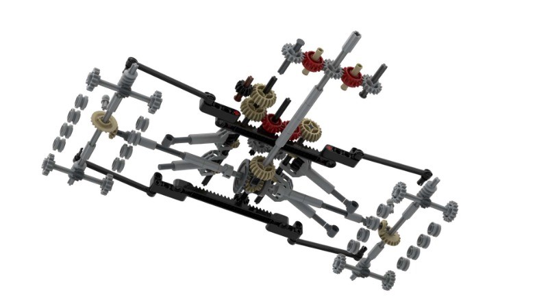 LEGO MOC-204083 [PF] Crawler-Transporter 1:110 (Saturn V Scale) by ...