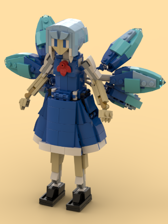 LEGO MOC Cirno from Touhou by Vahmi | Rebrickable - Build with LEGO