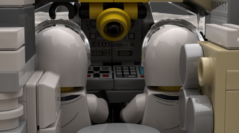 LEGO MOC NASA Apollo 11 LM Realism mod-Ascent Stage v1.0 by DadBricks ...