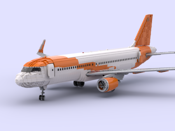 LEGO MOC Airbus A320 by renaatdemuynck | Rebrickable - Build with LEGO