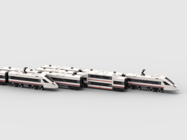 LEGO MOC Highspeed passenger train 60051 by FloNE | Rebrickable - Build with LEGO