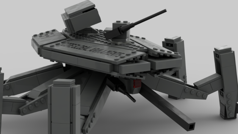 LEGO MOC Futuristic Spider Tank by Futurism_Lego | Rebrickable - Build ...