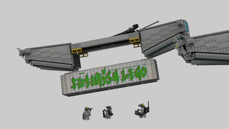 LEGO MOC Aerial Logistics Team by Futurism_Lego | Rebrickable - Build ...