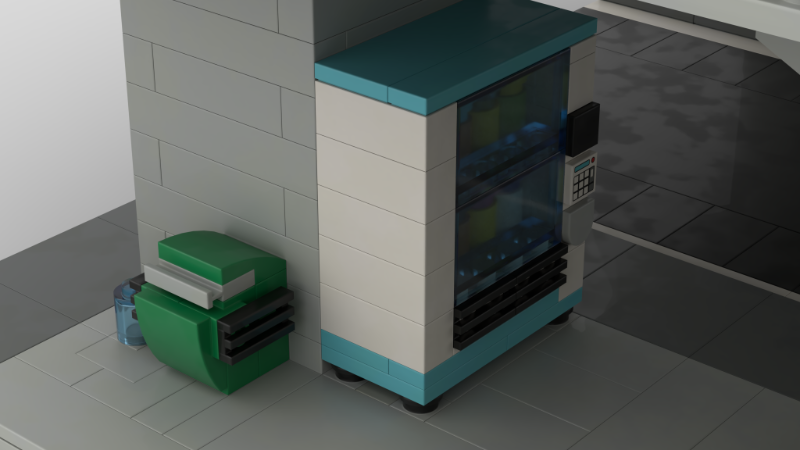 LEGO MOC Post-apocalyptic apocalypse - Broken Bridge scene (for display ...