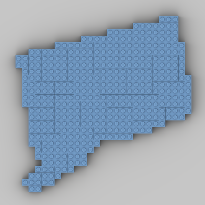 LEGO MOC-179331 Giant Contiguous United States Map by hawkfan08 ...