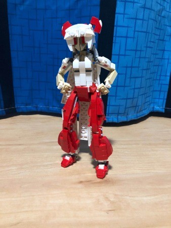 LEGO MOC Fujiwara no Mokou (Touhou Project) by Vahmi | Rebrickable ...