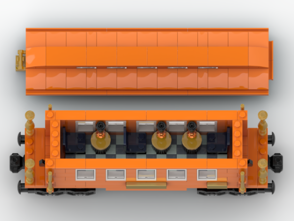 LEGO MOC-161026 Orange Electric Deluxe Train by Danjo_trains ...