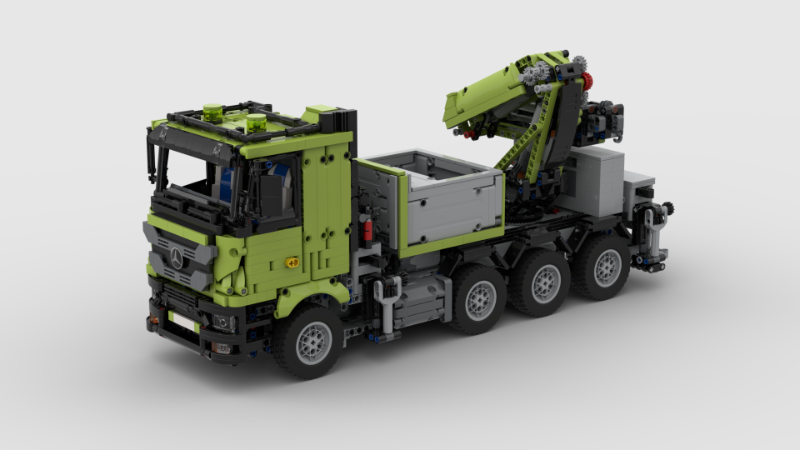 LEGO MOC Mercedes Benz FASSI F1650 Truck Crane 2.0 by xiaohutushen ...