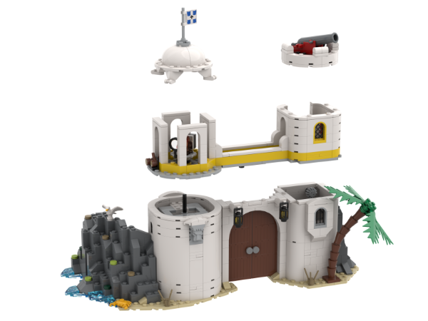 LEGO MOC Imperial Soldiers Gate & Lighthouse Outpost | Pirates ...