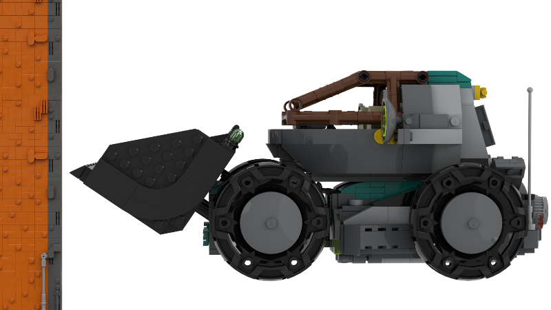 LEGO MOC Lego Rock Raiders Loader Dozer by NightHawk11991 | Rebrickable ...