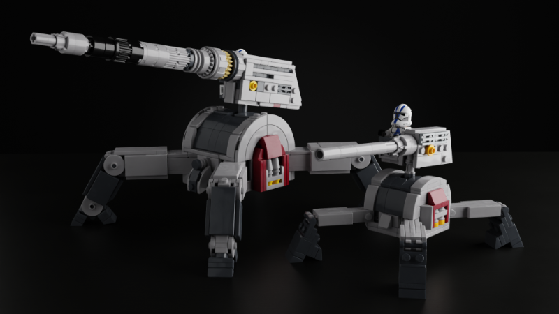 LEGO MOC Av-7 cannon by Badger_ | Rebrickable - Build with LEGO