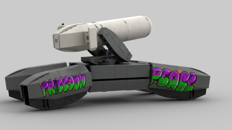 LEGO MOC Futuristic Laser Tank by Futurism_Lego | Rebrickable - Build ...