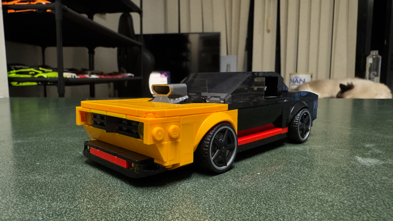 LEGO MOC 8 Stud Flame Muscle Car by Zico3d | Rebrickable - Build with LEGO