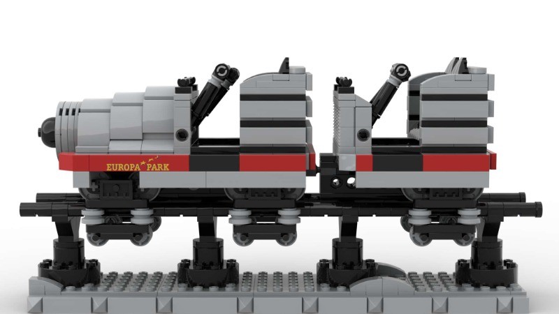 LEGO MOC ROLLERCOASTER - EUROSAT "extension" - Europa Park by Coasters ...