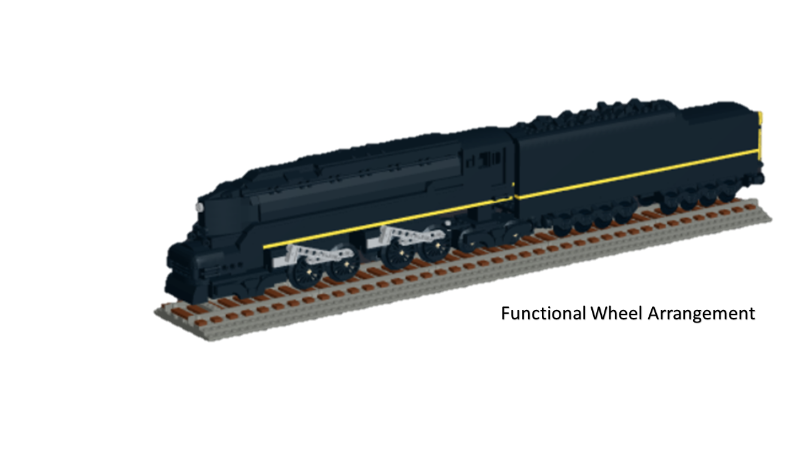 LEGO MOC Pennsylvania Railroad T1 6110 4-4-4-4 Duplex by Brick_Reading ...