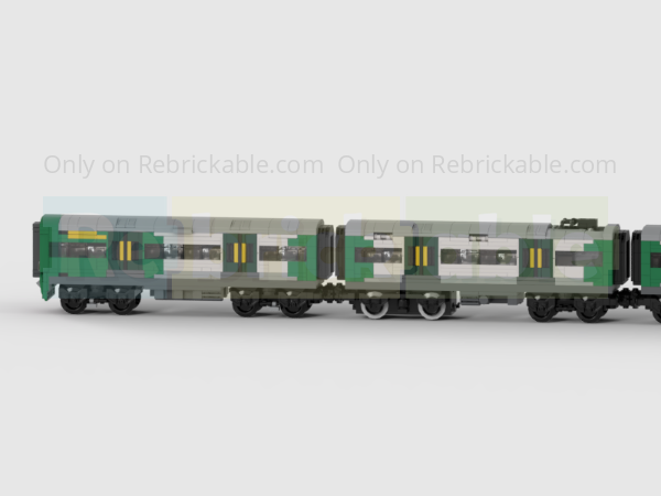 LEGO MOC-203695 Class 377 Electrostar 4-Carriage EMU Train in Southern ...