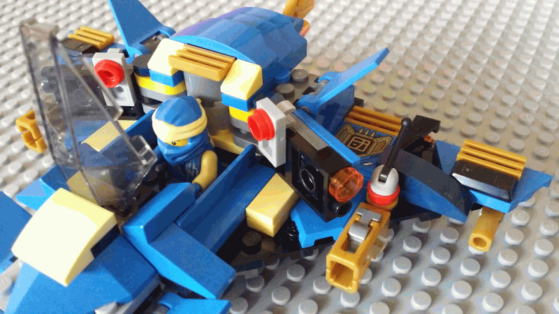 LEGO MOC Jet EVO JE-784.2 "Thunderbolt" by A.Fool | Rebrickable - Build ...