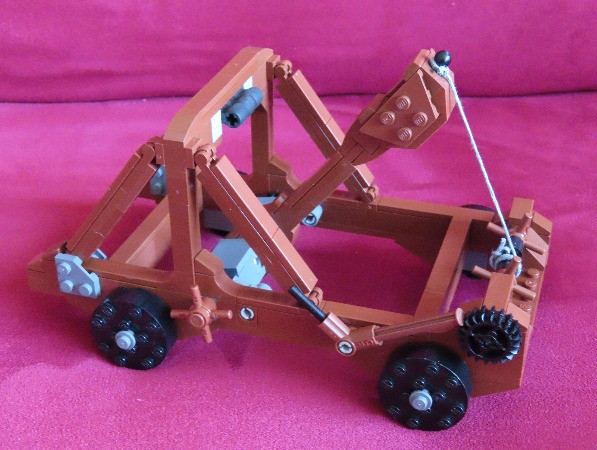 LEGO MOC Medieval Torsion Catapult by Castle_Builder | Rebrickable ...
