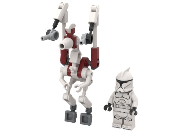 LEGO MOC D1 Battle Droid by OrchardBuilds | Rebrickable - Build with LEGO