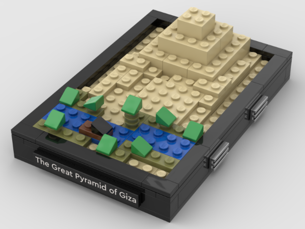 LEGO MOC Micro Pyramid of Giza MOC by ehbrickbuilds | Rebrickable ...