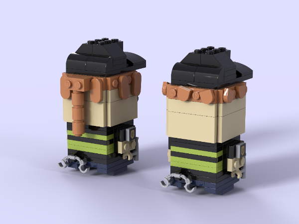 LEGO MOC-176973 Dutch Policeman and Policewoman (brickheadz) by ...