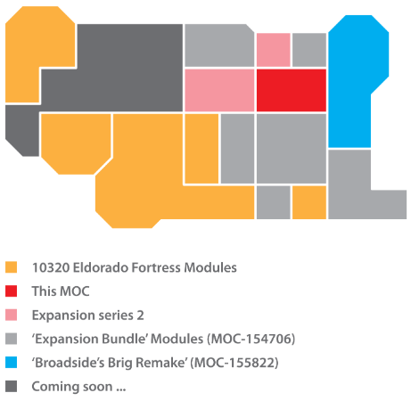 LEGO MOC-197647 Training Grounds Expansion: Eldorado Fortress (10320 ...