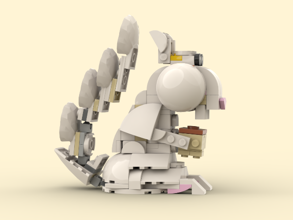 LEGO MOC Chomsky the squirel with acorn by Knarf7474 | Rebrickable ...